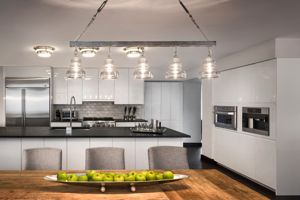 Chelsea Penthouse - Modern - Kitchen - New York - by MPID | Houzz