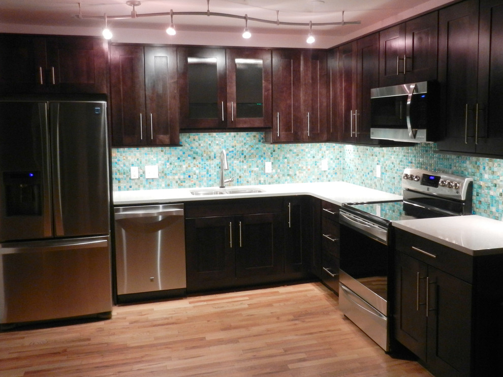 Cherokee Lofts - Contemporary - Kitchen - Denver - by Kreative Kitchens ...