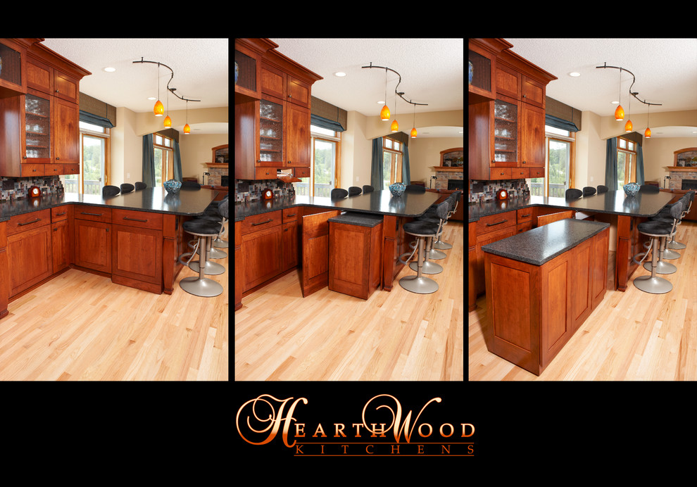 Cherry Cabinets / Mesabi Granite - Traditional - Kitchen - Minneapolis ...