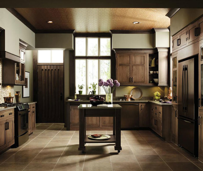 Cherry Inset Kitchen Cabinets - Transitional - Kitchen - Denver - by ...