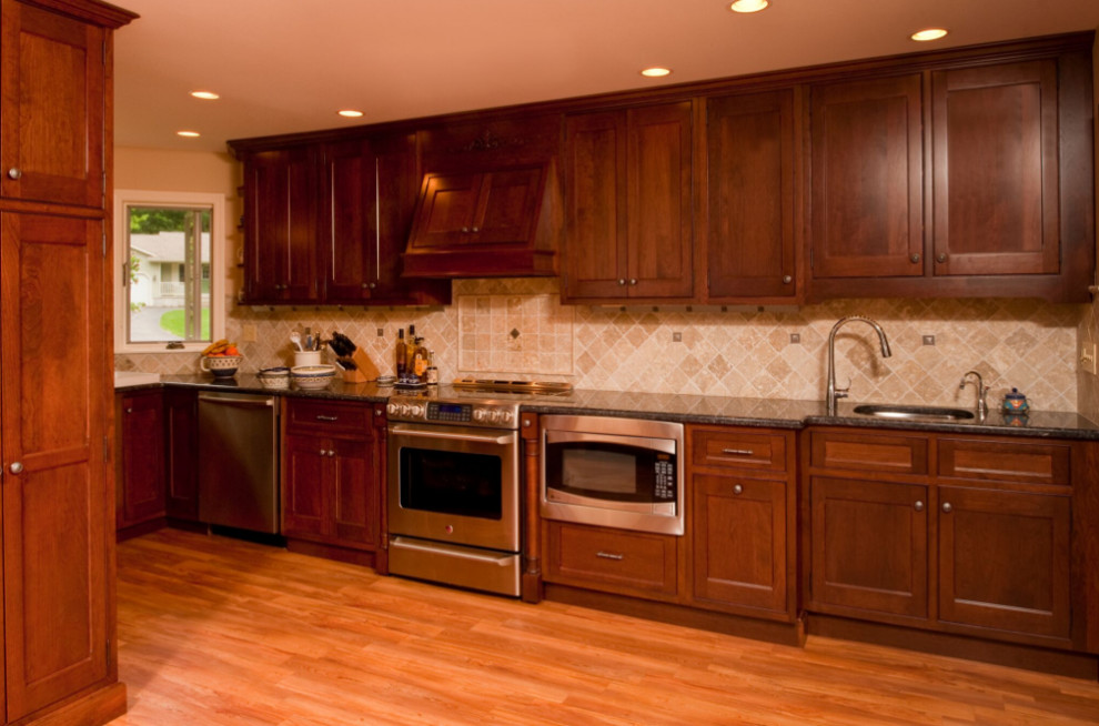 Cherry Inset Kitchen with Access - Traditional - Kitchen - Boston - by ...