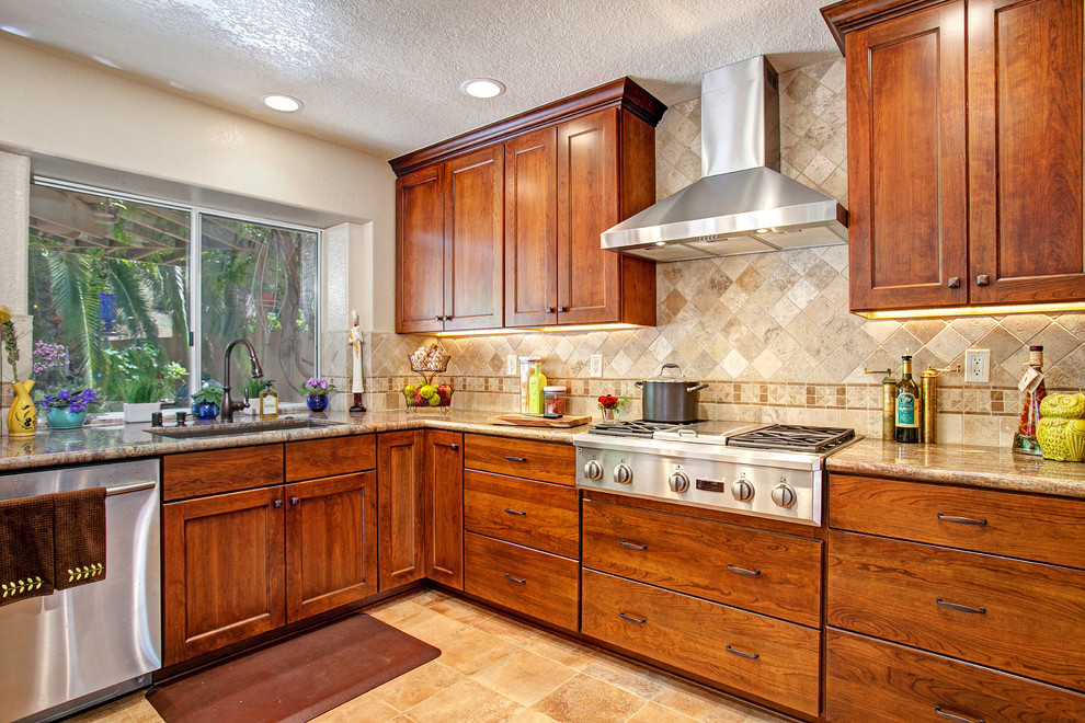 Cherry Onyx Kitchen - Rustic - Kitchen - San Diego - by Miramar Kitchen ...