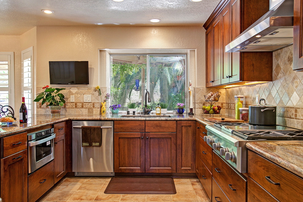 Cherry Onyx Kitchen - Rustic - Kitchen - San Diego - by Miramar Kitchen ...