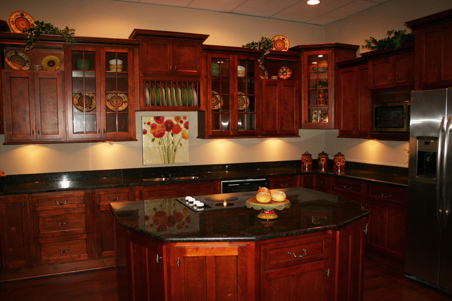 Cherry Shaker Cabinets