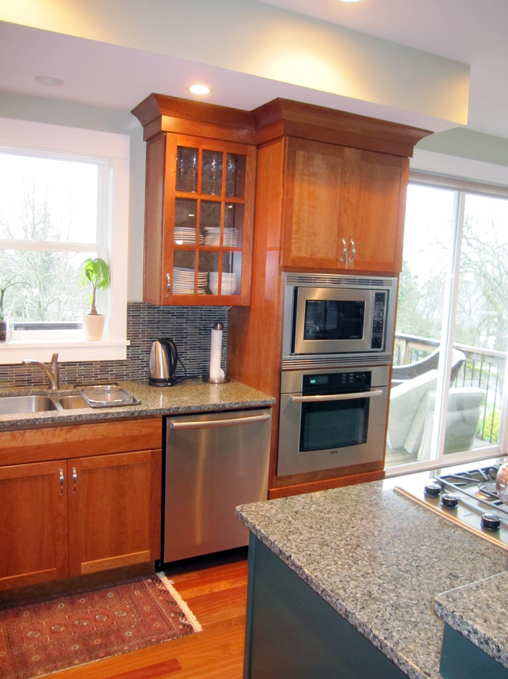 Craftsman Style Cherry Kitchen