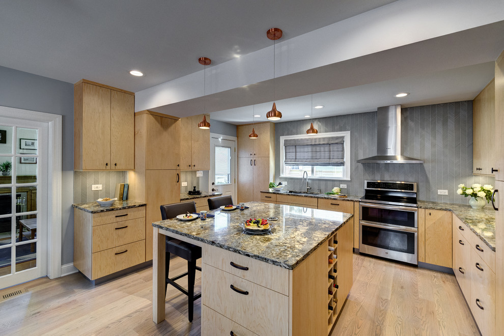 Chicago Contempo - Contemporary - Kitchen - Chicago - by Kitchen Design ...