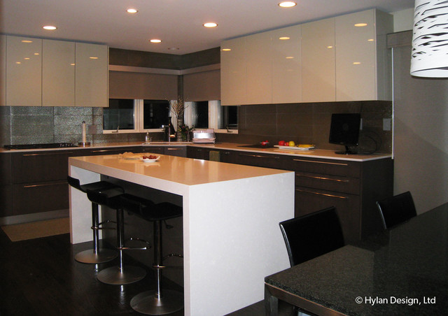 Chicago Kitchen Island Waterfall - Modern - Kitchen - Chicago - by ...