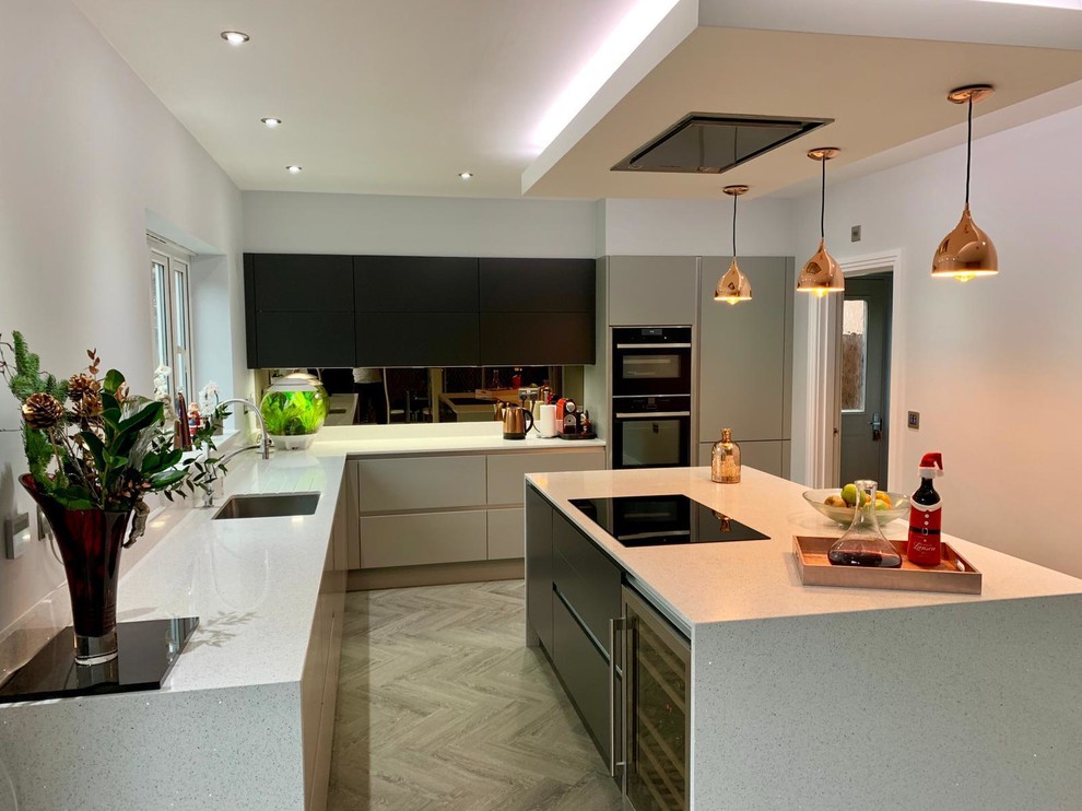 Chris & Owen Kitchen project - Contemporary - Kitchen - Surrey - by ...