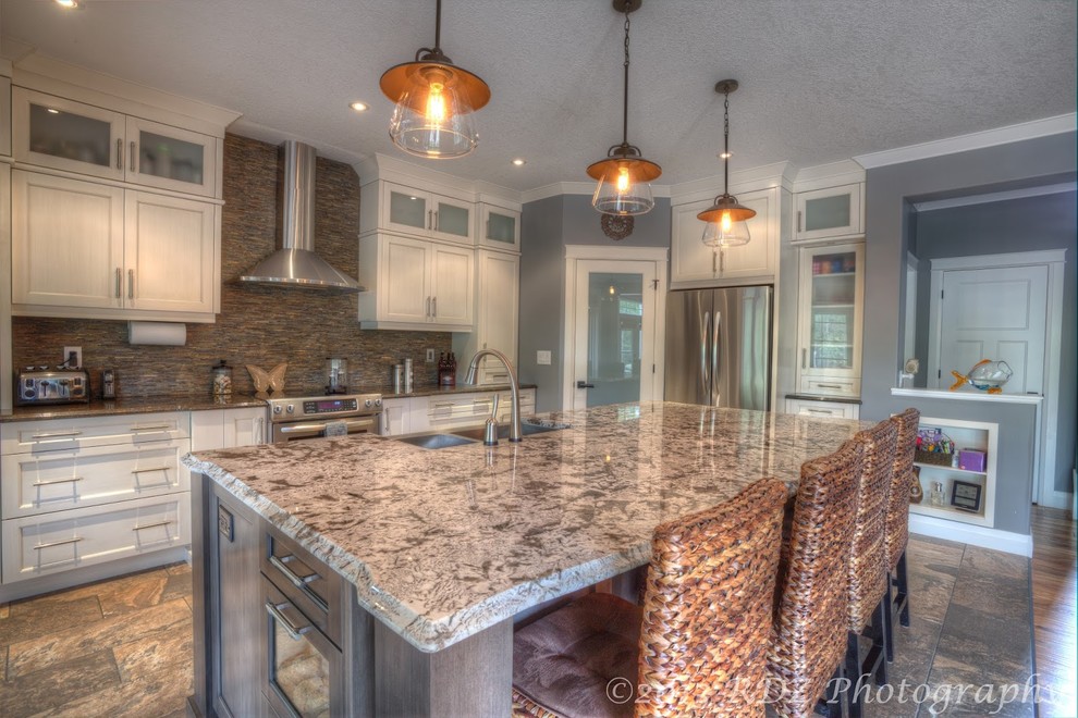 Chris & Tracy - Transitional - Kitchen - Toronto - by Kendel-Dezoete ...