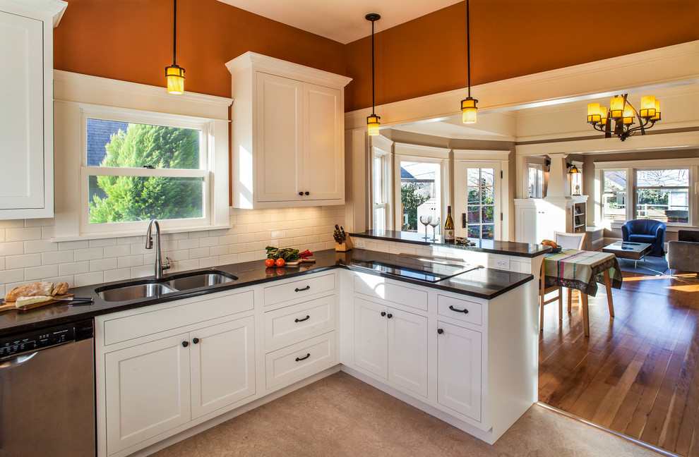 Christie & Robert's Great Room Remodel - Craftsman - Kitchen - Portland ...