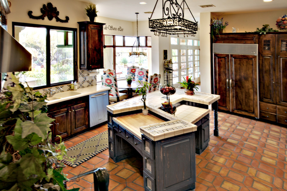 Cindercone-Andalusian Farmhouse - Kitchen - Phoenix - by Trevor Hancock ...