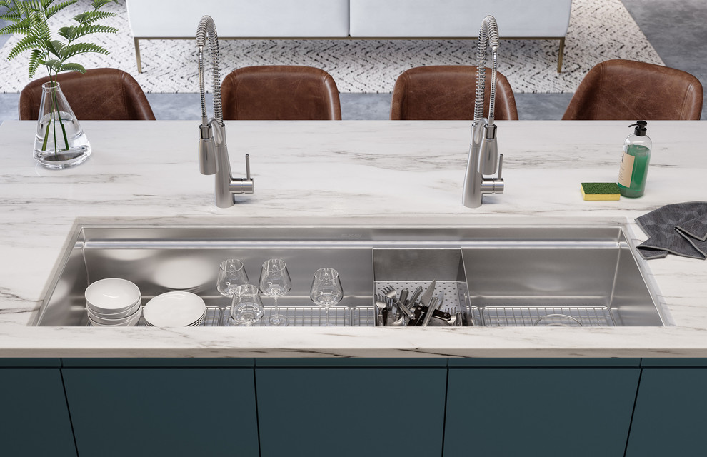 Circuit Chef Stainless Steel Sink 60" - Kitchen - Chicago - by Elkay ...