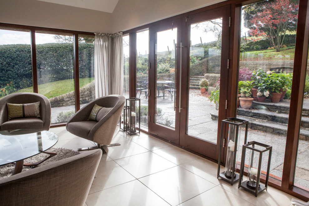 Circular Kitchen Area Design - Modern Barn Conversion - Modern ...