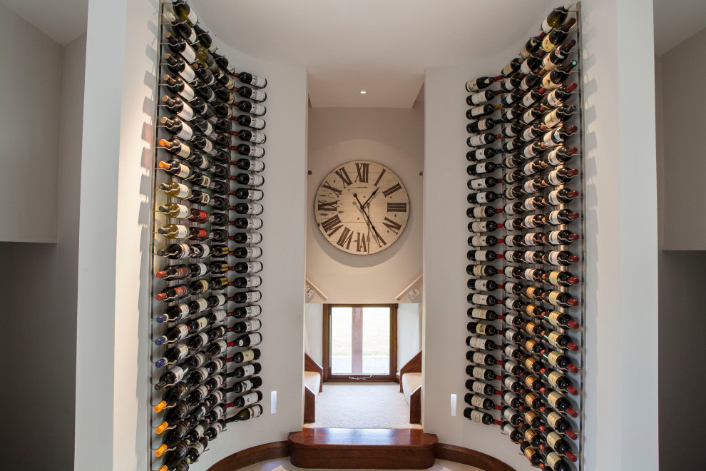 Circular Kitchen Area Design - Modern Barn Conversion - Modern - Wine ...