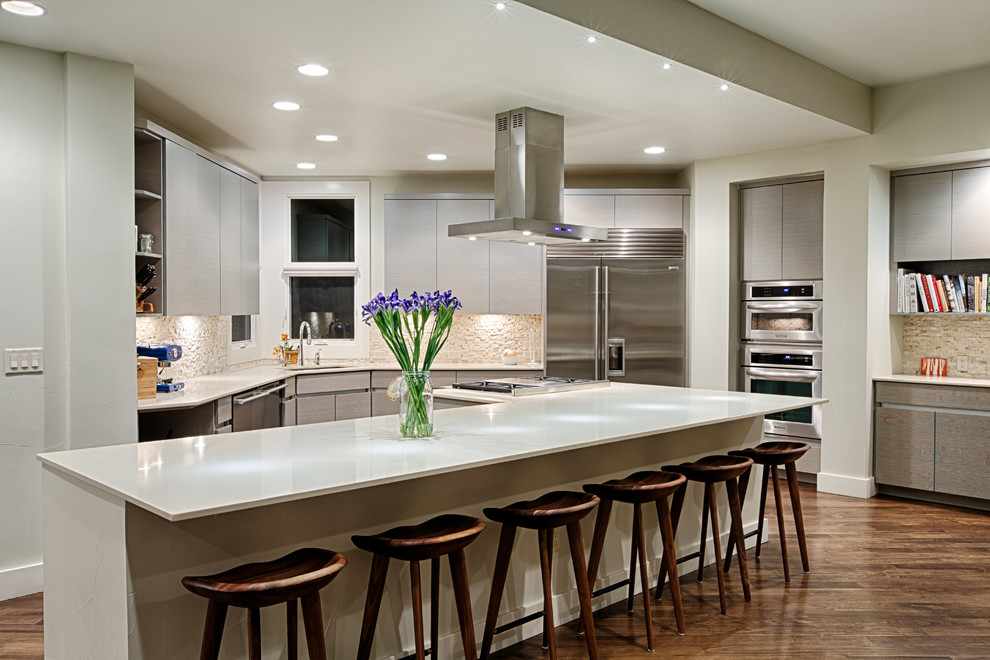 City of Boulder Custom home - Contemporary - Kitchen - Denver - by ...