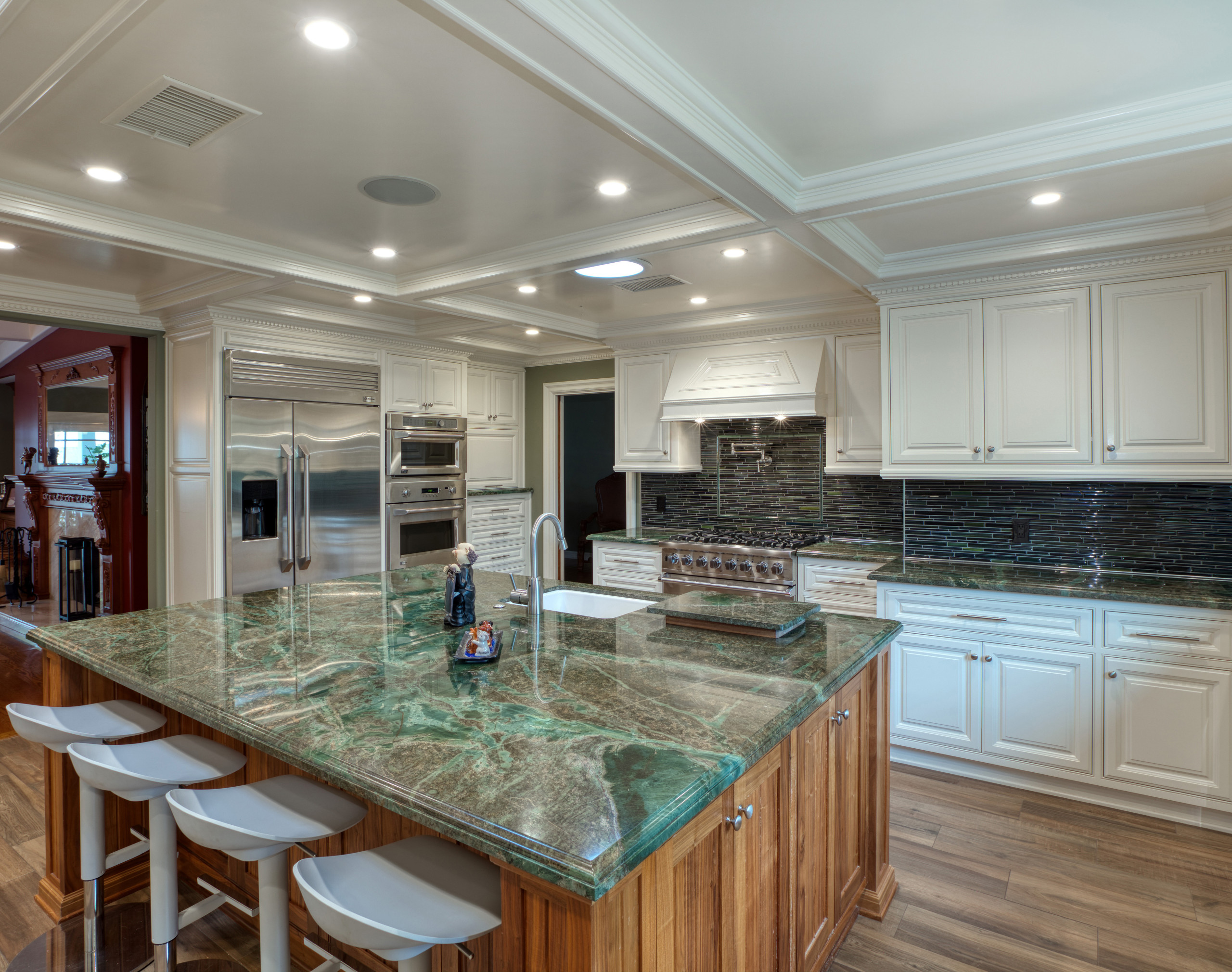 Green Nebula Kitchen Countertops