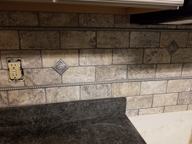 Tumbled Travertine Subway Tile
