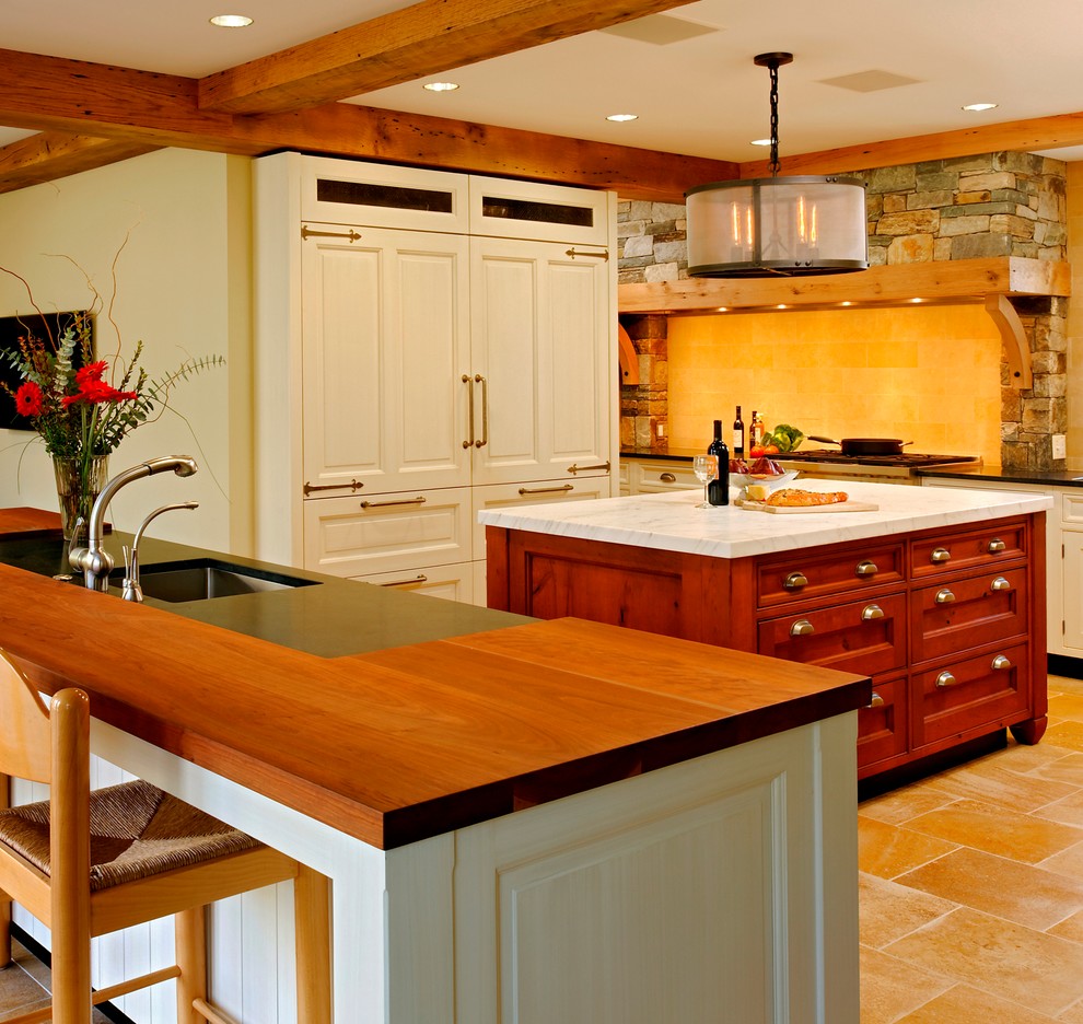 Classic French Normandy Style Kitchen - Traditional - Kitchen - DC ...