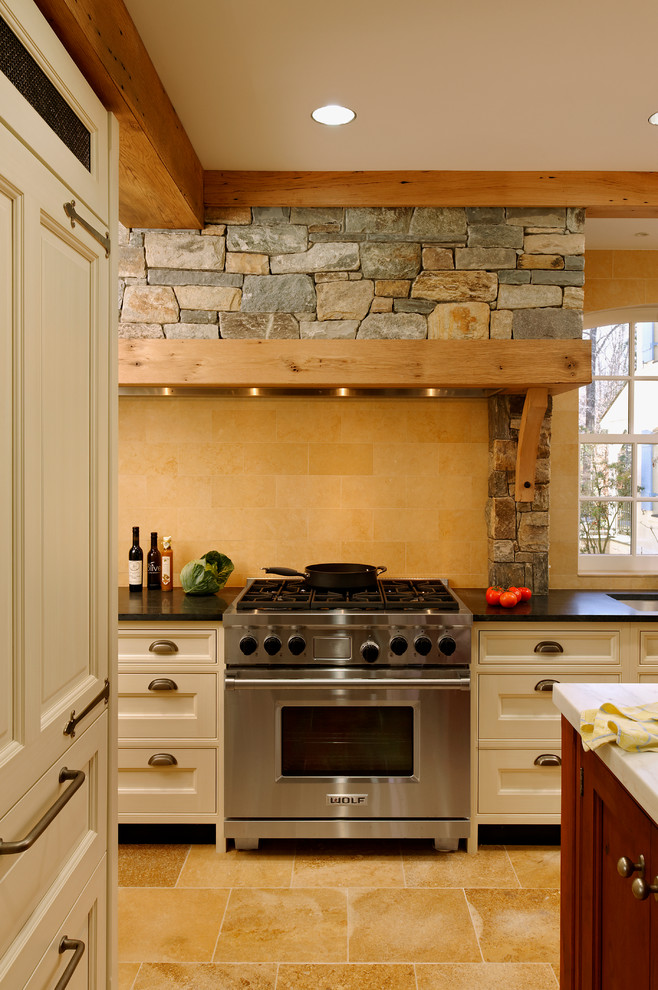 Classic French Normandy Style Kitchen - Traditional - Kitchen - DC ...