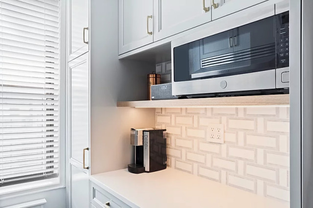 Classic Galley-Style Gray Kitchen Bay Ridge - Traditional - Kitchen ...