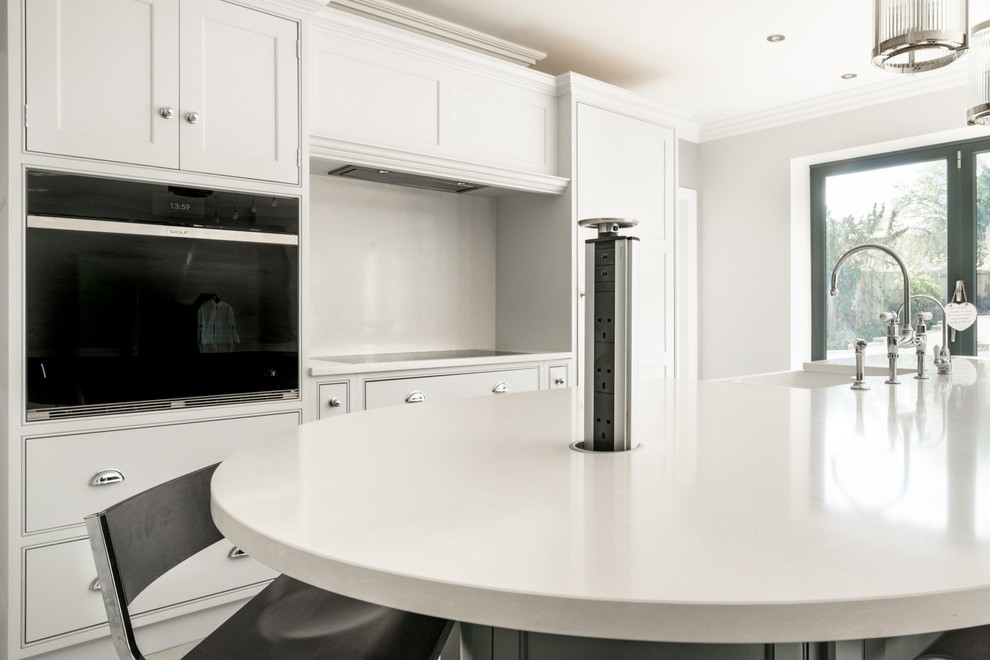 Classic Handmade Grey & White Shaker Kitchen in Hadley Wood ...