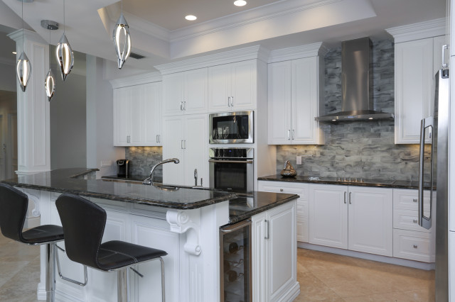 Classic Lines - Contemporain - Cuisine - Miami - par Panache Designs ...