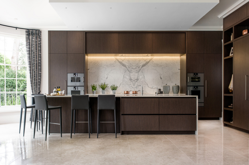 Classic Luxury Kitchen at Grosvenor House - Contemporary - Kitchen ...