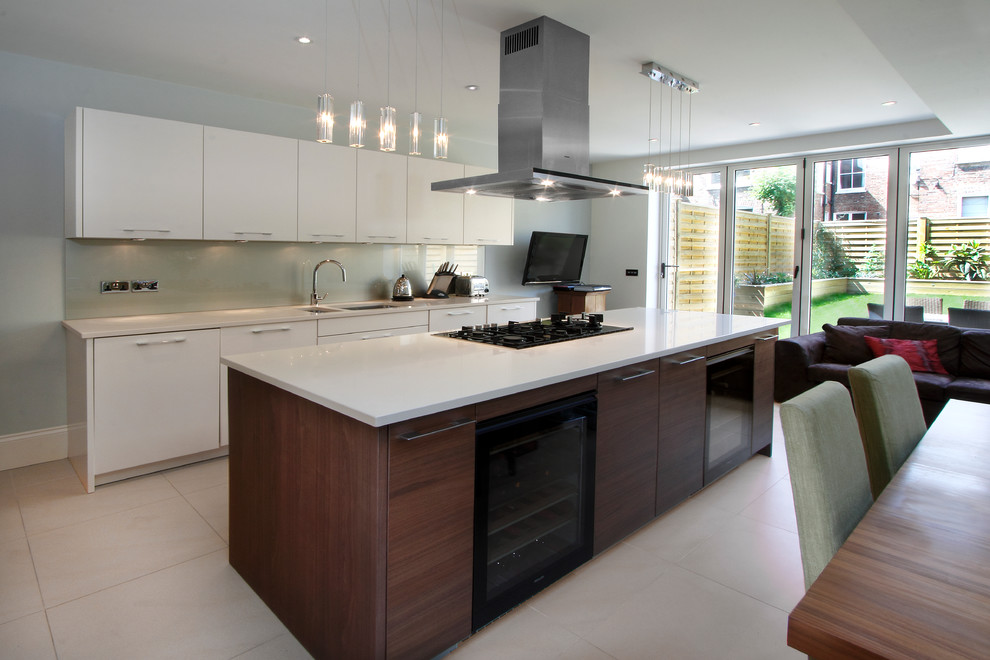 Classic Modern Kitchen - Modern - Kitchen - London - by Elan Kitchens ...