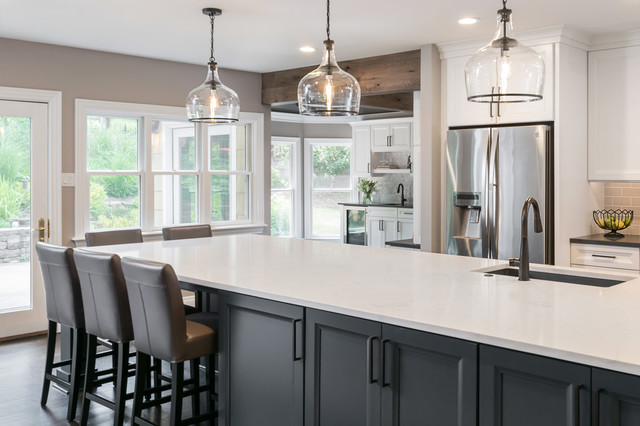 Classic Modern Kitchen - Moderne - Cuisine - St. Louis - par LU Design ...