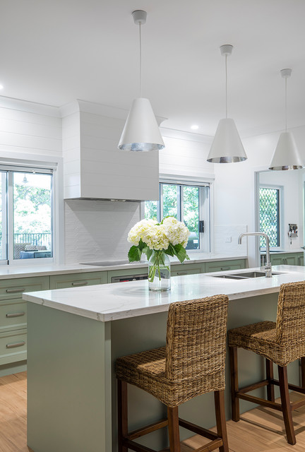 Classic Queenslander Kitchen - Transitional - Kitchen - Townsville - by ...