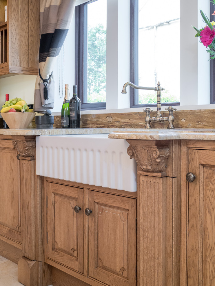 Classic, Sustainable-Wood Victorian Style Kitchen - Victorian - Kitchen ...