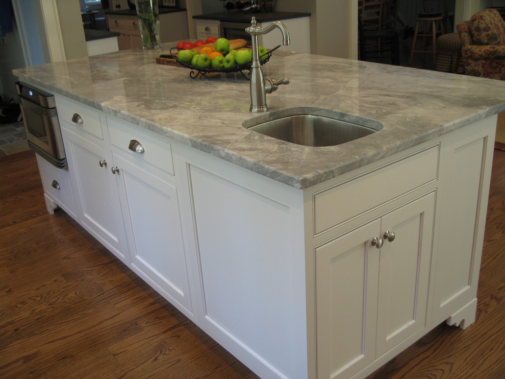 Classic White Inset Kitchen - Traditional - Kitchen - New York - by ...