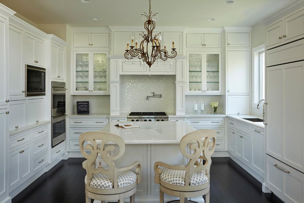 Classic White - Traditional - Kitchen - Miami - by JMA INTERIOR DESIGN ...