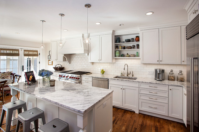 Classic White Kitchen - Traditional - Kitchen - Houston - by Cabinet ...