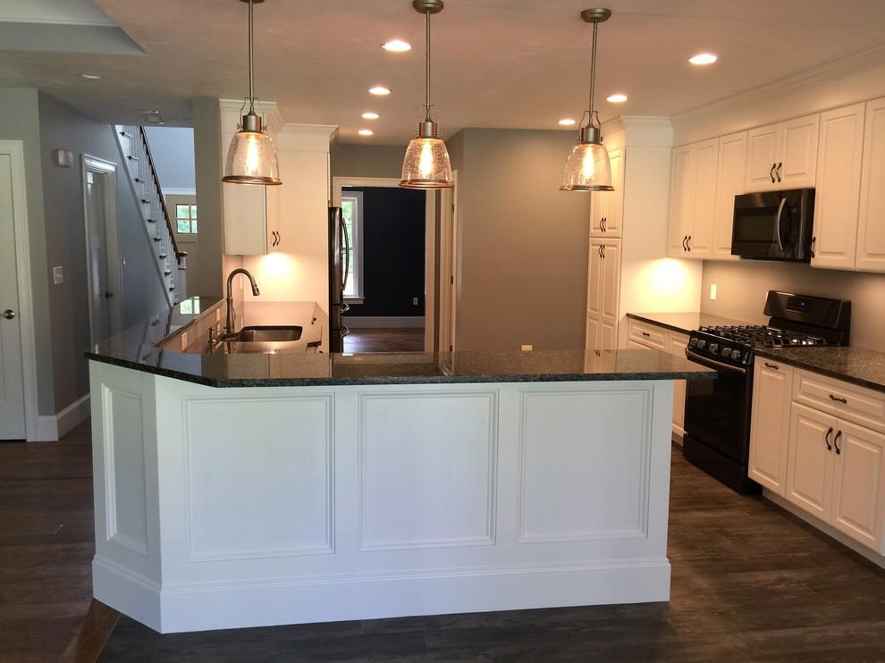 Classic White Painted Kitchen - Traditional - Kitchen - Providence - by ...