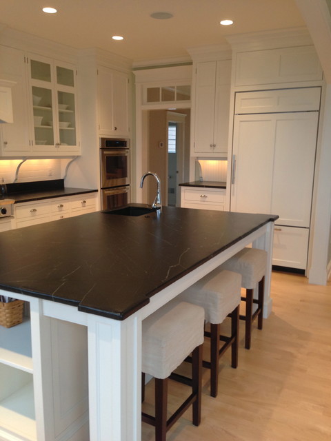 Classic White - Traditional - Kitchen - Portland Maine - by Robin ...