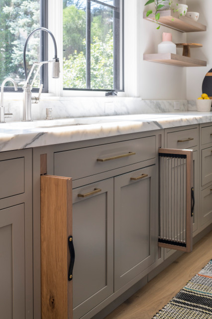 Classic With a New Angle - Transitional - Kitchen - New York - by ...