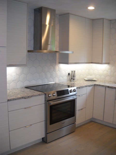 Clean, clean, clean - Contemporary - Kitchen - St Louis - by Striking ...