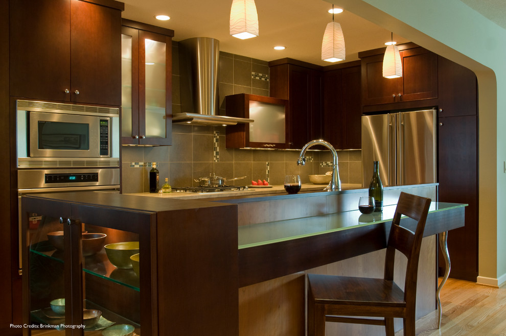Clean lines kitchen - Modern - Kitchen - Seattle - by Diane Foreman ...