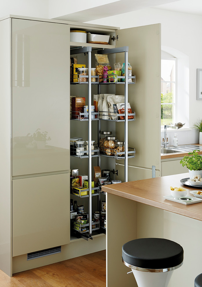 Clerkenwell Gloss Flint Grey Kitchen - Contemporary - Kitchen - Other ...