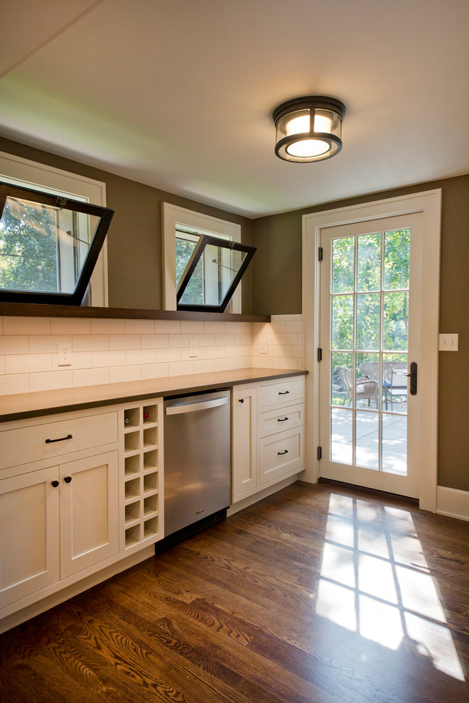 Cleveland Heights Colonial Transitional Kitchen Addition - Transitional ...