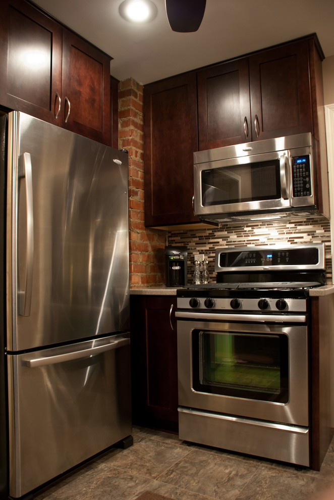 Cleveland kitchen (before and after) - Traditional - Kitchen ...