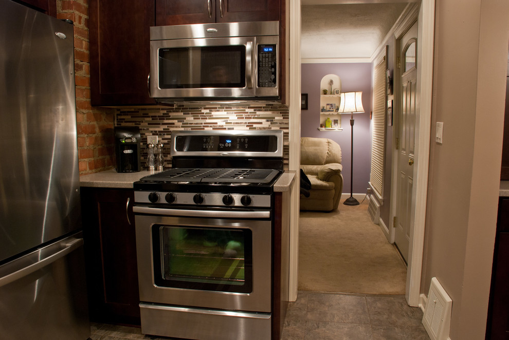 Cleveland kitchen (before and after) - Traditional - Kitchen ...