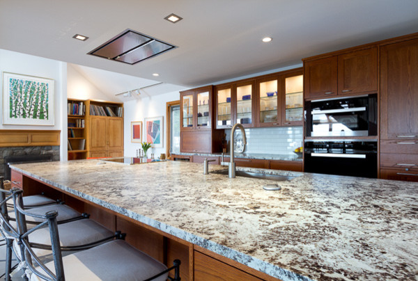 Cliffside Cottage - Alaska White Granite Counters - Contemporary ...