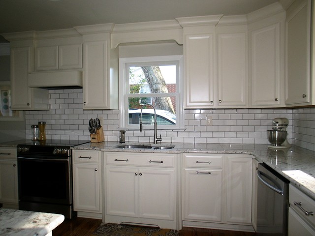 Clipped Corner Sink [w/Fluted Trim] - Transitional - Kitchen - Raleigh ...