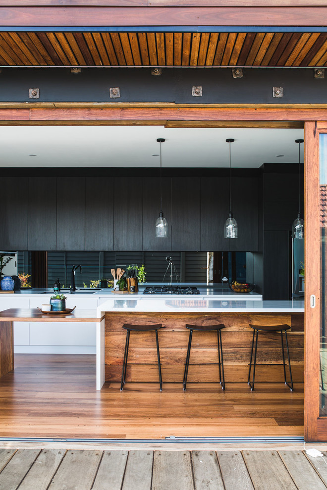 CLT and Recycled timber house - Kitchen - Sydney - by Thodey Design | Houzz