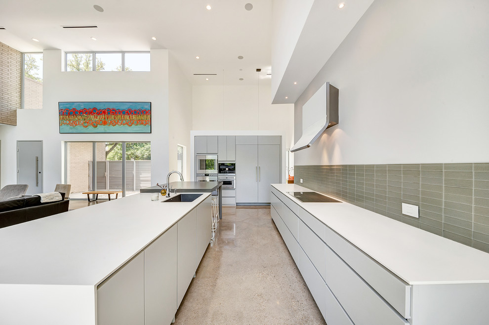 Club Oaks House - Modern - Kitchen - Dallas - by Ware Architecture ...