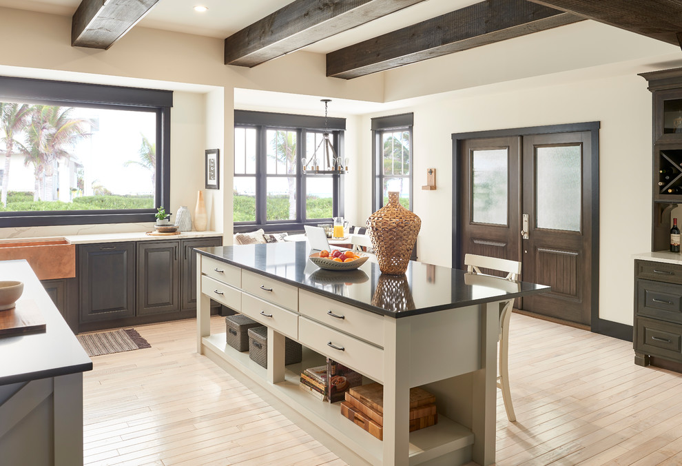 Coastal Kitchen - Farmhouse - Kitchen - Tampa - by Advisar Doors | Houzz