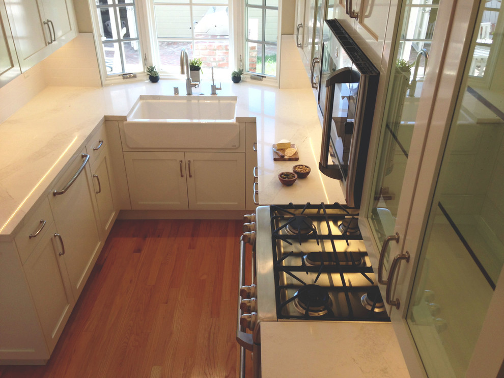 Coastal | Transitional Kitchen - All White - Transitional - Kitchen ...