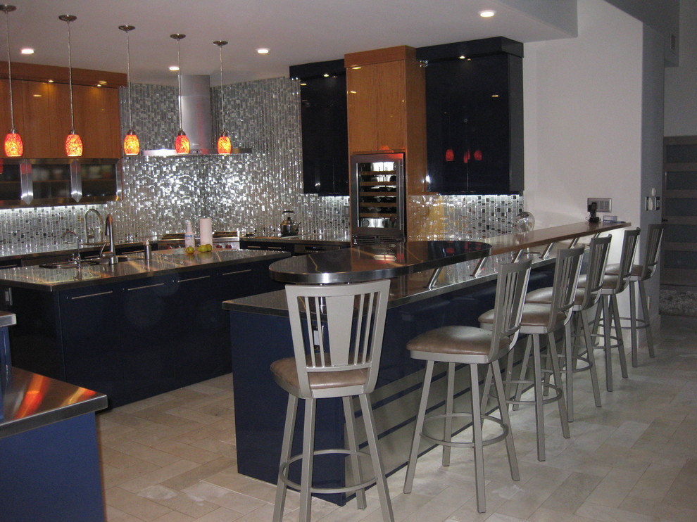 Cobalt Blue - Modern - Kitchen - Toronto - by Harwood Kitchens | Houzz